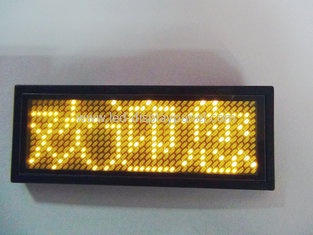 China LANPAI  Factory price Programmable LED scrolling message Badge supplier
