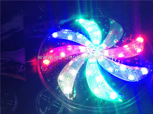 China Big size Windmill strobe flash Rainbow color Car/ Motorcycle DRL daytime running light supplier