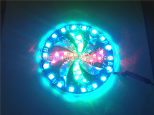 China Big size Windmill strobe and Angel eyes flash Rainbow color hot wheels LED flashing light supplier