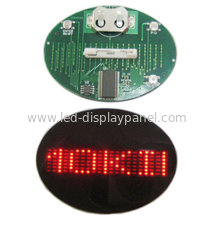 China Flashing LED name badge display panel red and blue supplier