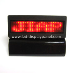 China Rechargable LED message Badge 7*21 dots name tag supplier