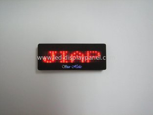 China Programmable Led display panel 7*21 dot matrix name tag supplier