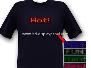 China Scrolling message programmable led t shirt wholesale cheap supplier