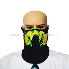 China Muise Control Flashing Led Gas Mask Music LED Party Mask  Luminous Light For Men And Woman Resident Evil Mask Wholesalew supplier