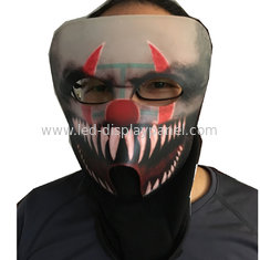 China 2018 New design  sound activated  LED mask for festival Parties Halloween horror masks,the mask of warcraft, EL mask supplier