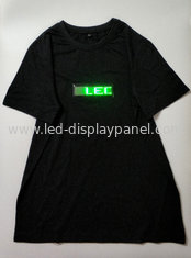 China wholesale  werable wireless custom flash Programmable led t shirt moving sign led advertising display supplier