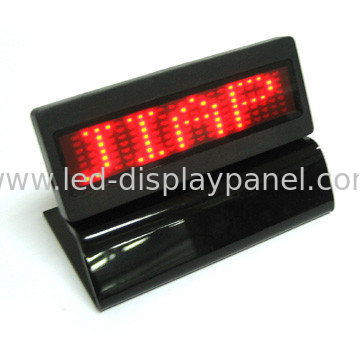 Rechargable LED message Badge 7*21 dots name tag supplier