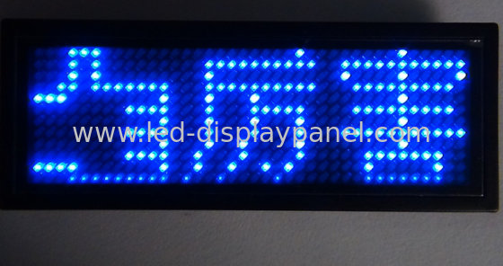 Multi-language Blue Scrolling LED name badge supplier