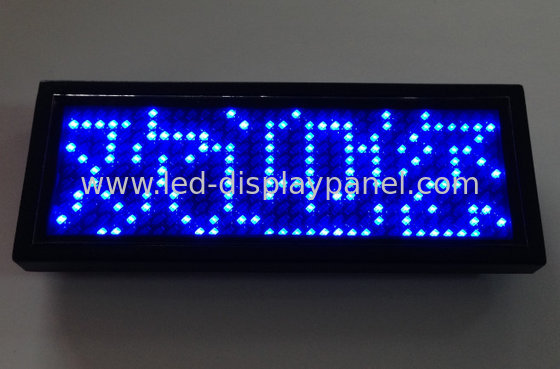 LED name badge-USB Rechargeable led moving message display scrolling message-LED name bad supplier