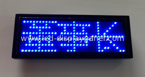 Multi-language Blue Scrolling LED name badge supplier