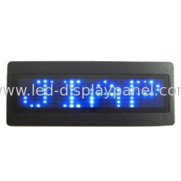 Programmalbe scorlling LED message name badge in Pink LED tagz supplier