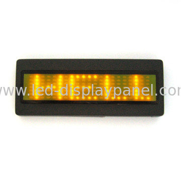 Programmalbe scorlling LED message name badge in Pink LED tagz supplier