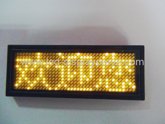 LED name badge-USB Rechargeable led moving message display scrolling message-LED name bad supplier