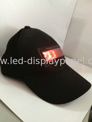 Customized promotional baseball LED message cap red light supplier
