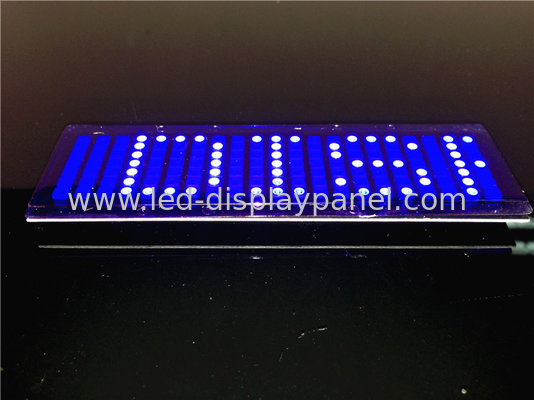 Custom LED message display T-shirt blue light supplier