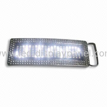 Promotional Led display belt buckle panel for party supplier