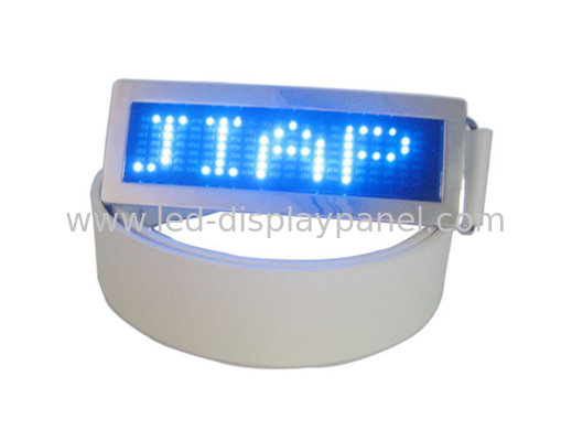 Custom flashing led message display belt buckle supplier
