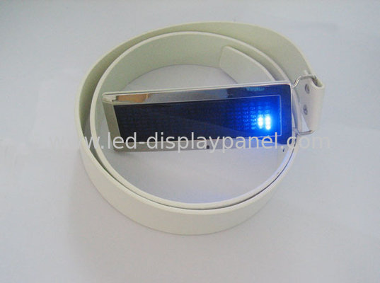 Digital scrolling LED diamond message belt buckle supplier