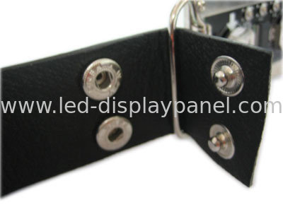 LED runing signs and message belt buckle supplier