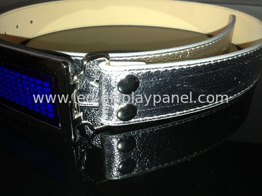 Customized LED message display belt buckle for party supplier