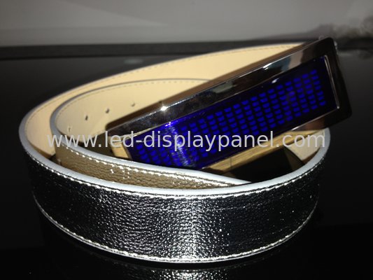 Customized LED message display belt buckle for party supplier