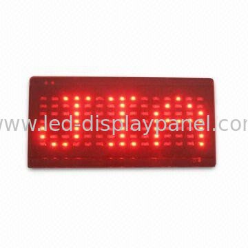Scrolling LED text message display cap 6 color light supplier