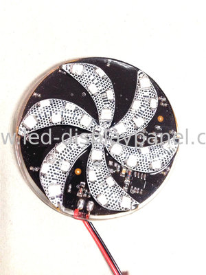 samll size white PCB DC12V LED motorcycle flash lights windmill shape supplier