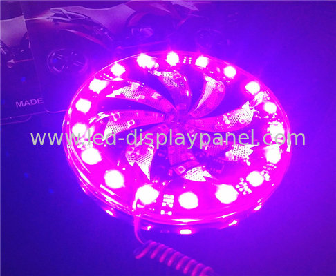 Big size Windmill strobe and Angel eyes flash Rainbow color hot wheels LED flashing light supplier