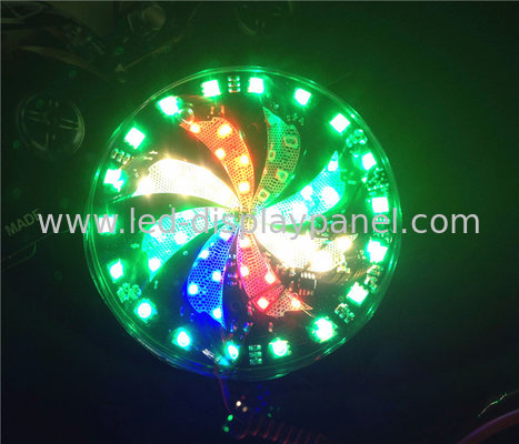 Big size Windmill strobe and Angel eyes flash Rainbow color hot wheels LED flashing light supplier