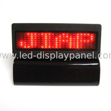 Rechargable LED message Badge 7*21 dots name tag supplier