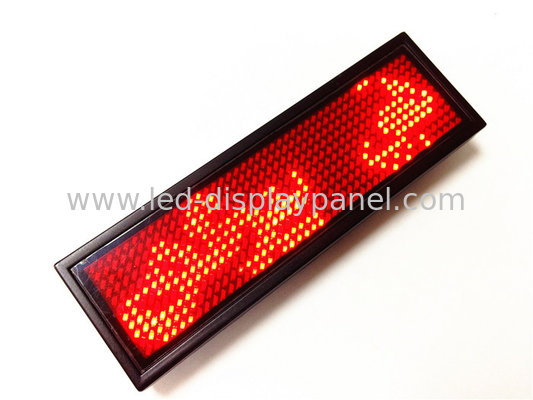 Programmable LED scrolling message Badge supplier