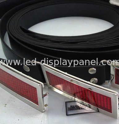 Programmable LED Belt Buckle for Sale supplier