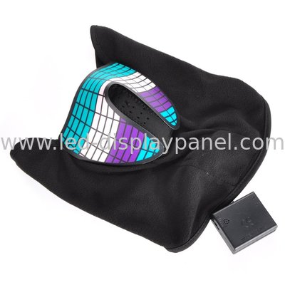 Ledes Party Holiday or other festival Voice activated Breathable light up music led/el mask for Parties Fashion Mask supplier