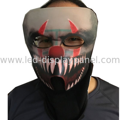 2018 New design  sound activated  LED mask for festival Parties Halloween horror masks,the mask of warcraft, EL mask supplier