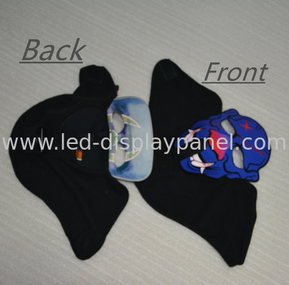 2018 New design  sound activated  LED mask for festival Parties Halloween horror masks,the mask of warcraft, EL mask supplier