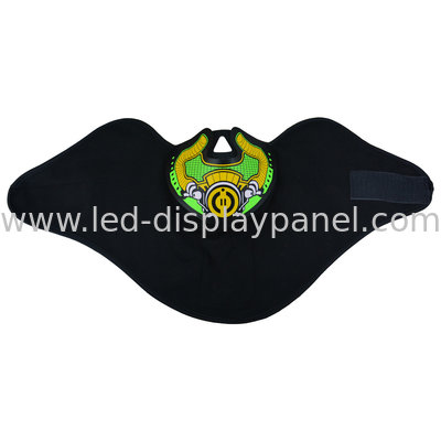 Best Selling 2019 Glow In the Dark EL Mask LED Rave Face Mask For Gifts Party Small wholesale sound-Activat Novelty gift supplier