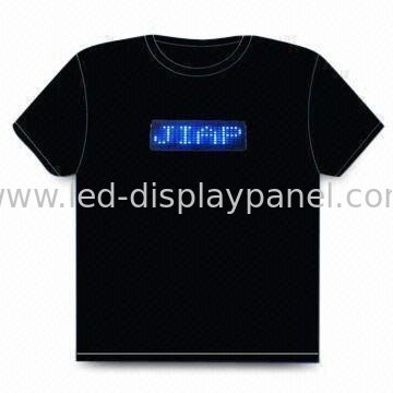 2019Hot Sales High Quality Light Up Flashing LED T-Shirt Black short Tshirt for Rock Disco Party DJ  setup by customer supplier