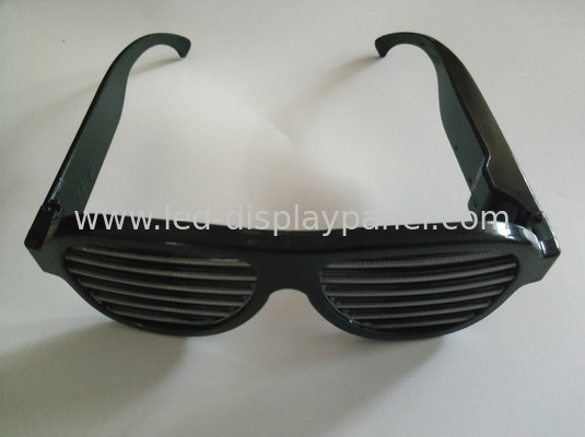 New Style Voice-Activated LED glasses Sound activated shutter led flashing glasses with USB charger led sunglasses supplier