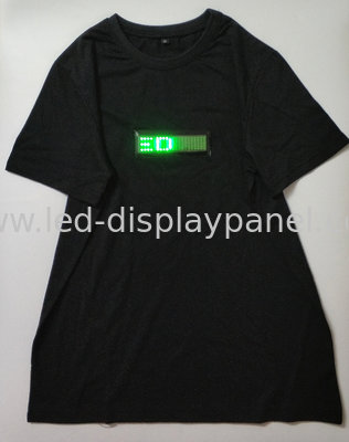 wholesale  werable wireless custom flash Programmable led t shirt moving sign led advertising display supplier