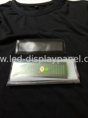 wholesale  werable wireless custom flash Programmable led t shirt moving sign led advertising display supplier