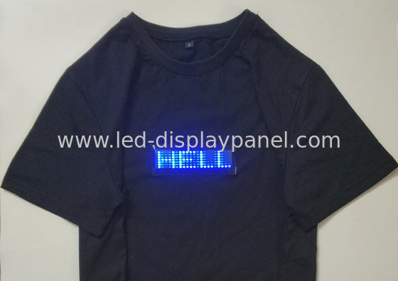 hot sale custom light up LED T-shirt programmable rolling message led tshirt comfortable wearing flashing led tshirt supplier