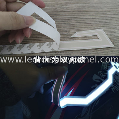 2019 new design custom  hot sale popular glow in the dark LED light up motorcycle helmet tape super cool look for motor supplier