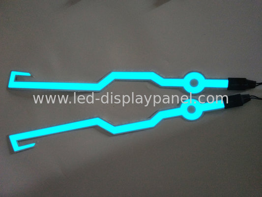 New style light up LED helmet tape for motorcycle super cool look el wire 3 flashing modes Replaceable Battery by2AA supplier