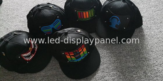 China supply customized  flashing el hats music activated led caps with wireless inverter high brightness supplier