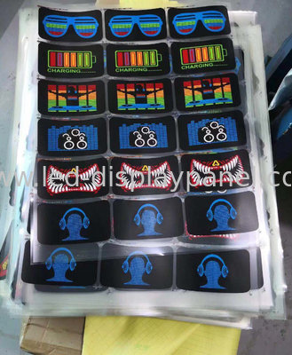 2019 New Style Customized  Flashing El Caps Football Wireless Custom Light Up EL Hat / Sound Activated wireless led Caps supplier