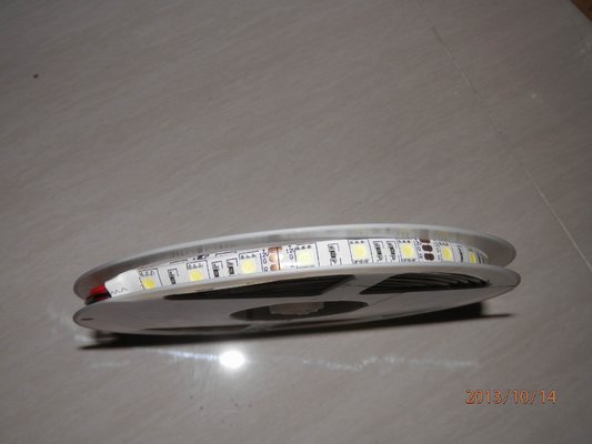 Flexible 5050 SMD LED STRIP 4000K - 6000K 60 Leds 14.4W Pure White Color For Decoration