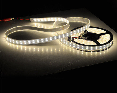 Flexible 5050 SMD LED STRIP 4000K - 6000K 60 Leds 14.4W Pure White Color For Decoration