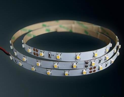 DC12V - 24V 60 leds 4.8W SMD3528 LED Strip 4000K - 5000K Day White , Flexible Led Strip Light