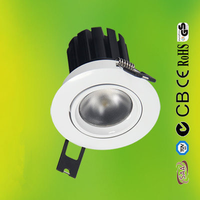 Aluminum Energy Saving COB LED Downlight , CE RoHS 15W LED Down Light Fixtures