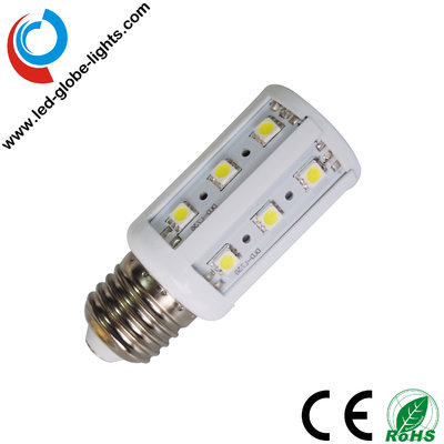 500 - 550 Lumens 360 Degree Beam Angle 5W LED Corn Light E27 with 24 SMD 5050 LEDs, LED Corn Lamp